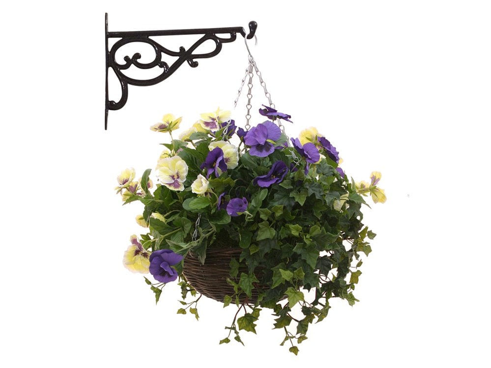 Cast Aluminium Hang Basket Bracket | Stylish Hanging Basket Brackets ...